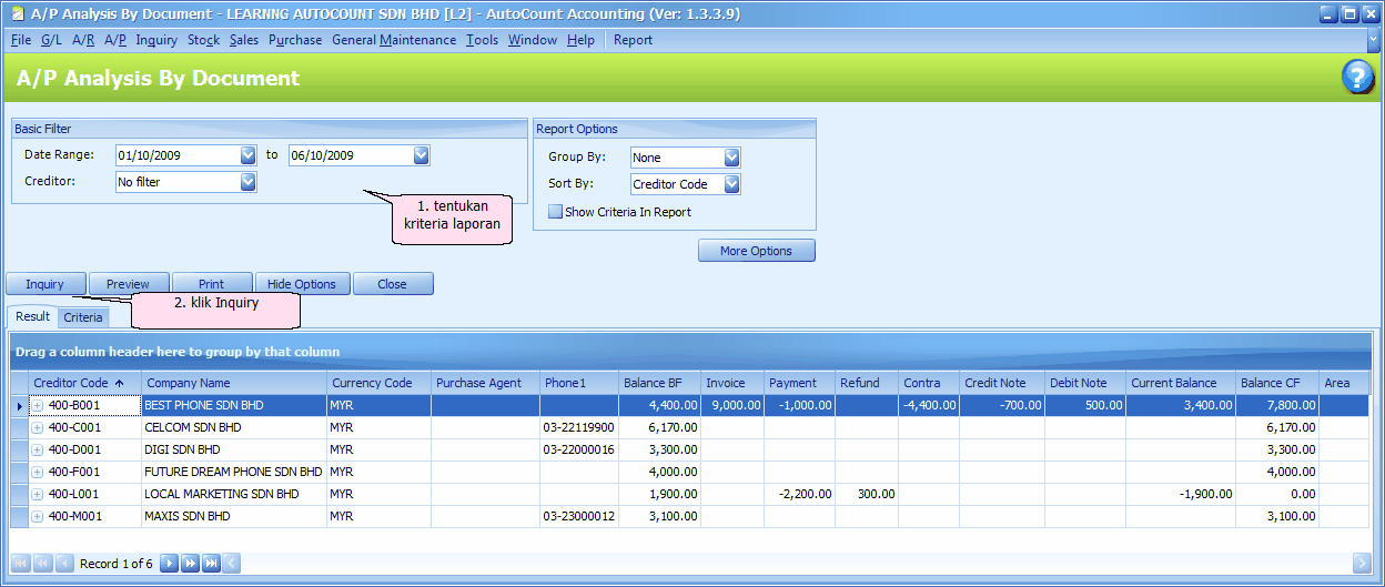 AutoCount Accounting Bantuan File 2009