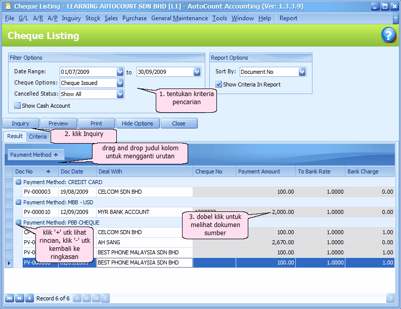 AutoCount Accounting Bantuan File 2009